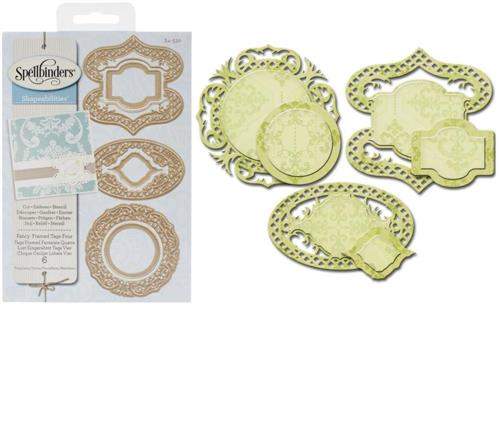 Spellbinders Dies - Fancy Framed Tags Four | The Ribbon Rose