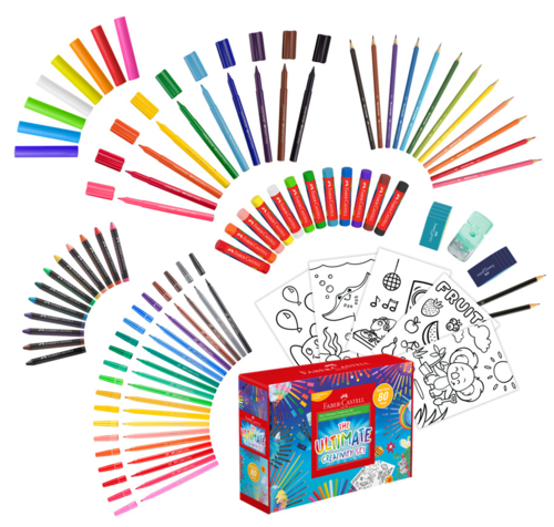Faber-Castell Ultimate Creativity Set A4 80pcs | The Ribbon Rose