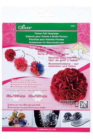 Clover Flower Frill Templates Large and Extra Large | The Ribbon Rose