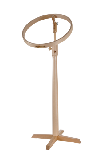 Klass & Gessmann Embroidery Floor Stand with Hoop | The Ribbon Rose