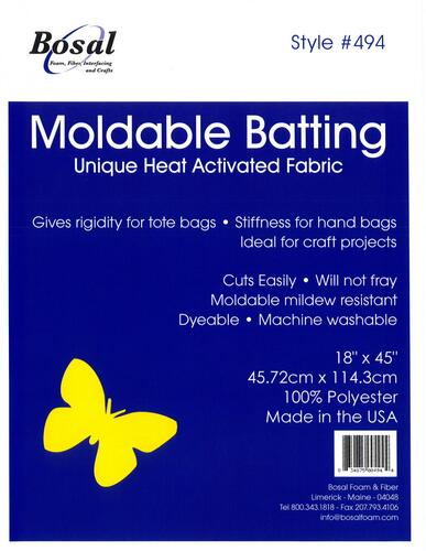 Bosal Moldable Heat Activated Batting 18in x 45in | The Ribbon Rose