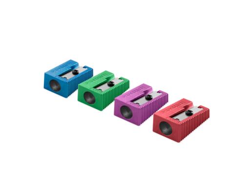 Staedtler Single Hole Metal Sharpener Assorted Metallic Colours | The ...