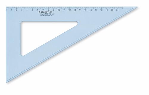Staedtler Mars Set Square 60˚/30˚ - 26Cm | The Ribbon Rose
