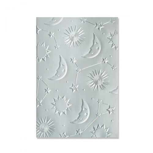 Sizzix Multi-Level Embossing Folder - Moon Light | The Ribbon Rose