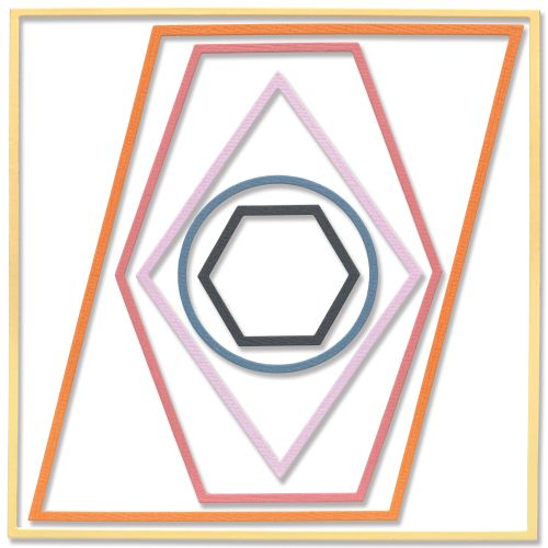 Sizzix Thinlits Die Set 6PK - Shaped Frames | The Ribbon Rose