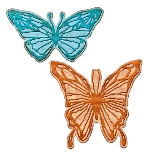 Sizzix Thinlits Die Set 4PK – Vault Scribbly Butterfly by Tim Holtz | The Ribbon Rose