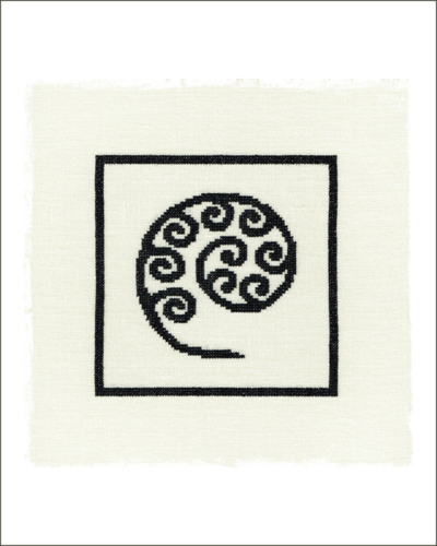 The Kiwi Stitch & Knit Co Koru Frond Pattern | The Ribbon Rose