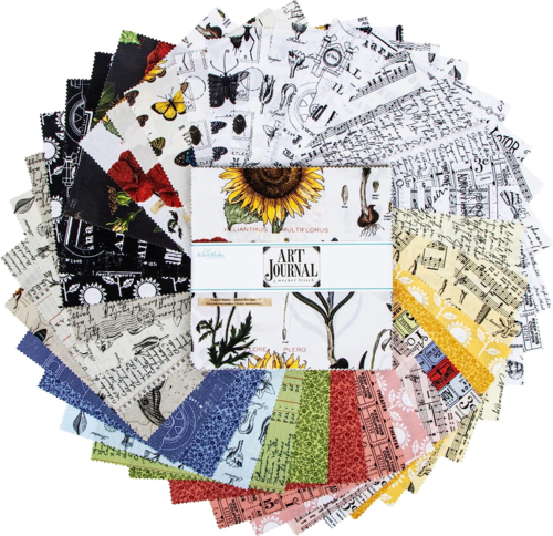 Riley Blake Art Journal 10" Stacker - 42 pieces | The Ribbon Rose