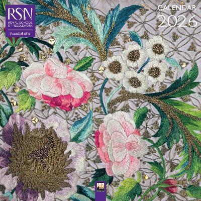RSN Royal School of Needlework Wall Art Calendar 2026 | The Ribbon Rose