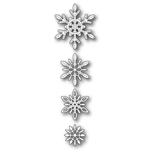 Memory Box Die - Delicate Stitched Snowflakes | The Ribbon Rose