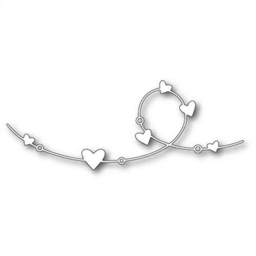 Memory Box Die - Heart Wire | The Ribbon Rose