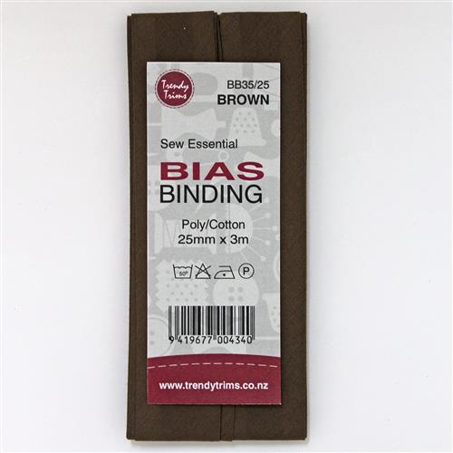 Trendy Trims Bias Binding - 25mm x 3m | The Ribbon Rose