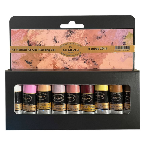 Charvin Portrait Acrylic Painting Set | The Ribbon Rose