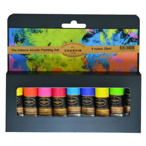 Charvin Intense Acrylic Painting Set | The Ribbon Rose