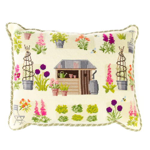 Elizabeth Bradley Tapestry Kit - Chelsea Cutting Garden | The Ribbon Rose