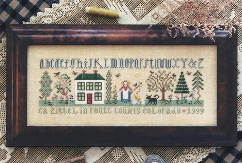 The Drawn Thread Cross Stitch Pattern - A House in the Country | The ...