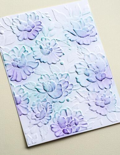 Memory Box Embossing Folder: Blooming | The Ribbon Rose
