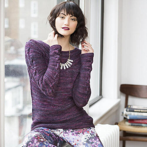 Malabrigo Empire - Womans Pullover Sweater- Knitting Kit / Pattern ...
