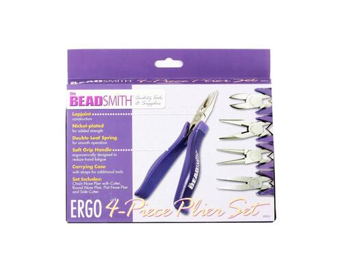 The Beadsmith Ergo 4-Piece Plier Set | The Ribbon Rose