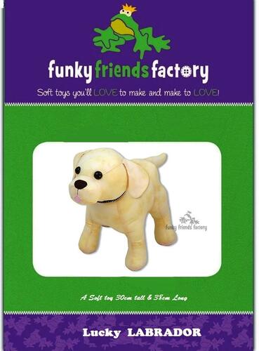 Funky Friends Factory Lucky the Labrador Toy Sewing Pattern | The ...