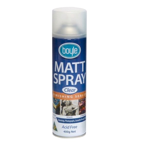 Boyle Matt Clear Spray 400g | The Ribbon Rose