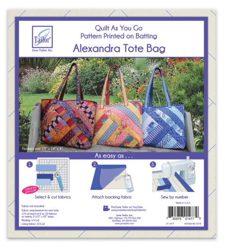 June Tailor QAYG Tote Bag - Alexandra - 1 per pack | The Ribbon Rose