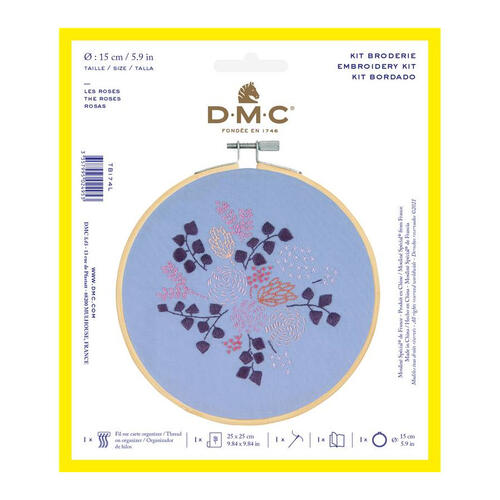 DMC Embroidery Kit Roses | The Ribbon Rose