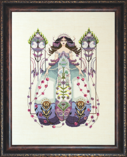 Mirabilia Cross Stitch Pattern + Bead Pack - The Muse | The Ribbon Rose