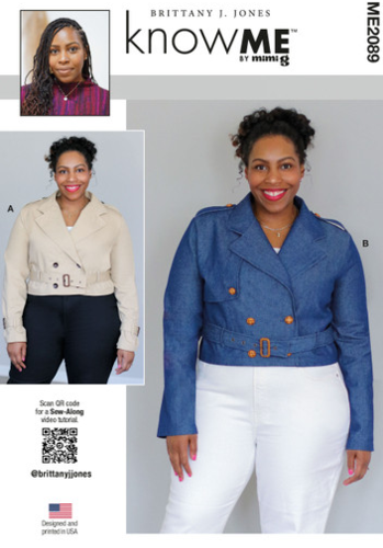 McCalls Know Me Sewing Pattern Misses' Jackets ME2089 | The Ribbon Rose