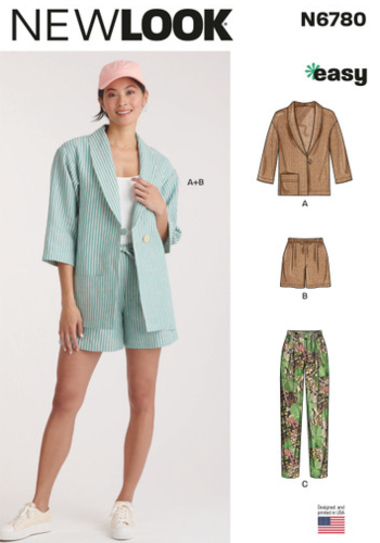 New Look Sewing Pattern Misses' Jacket, Shorts and Pants N6780 | The ...