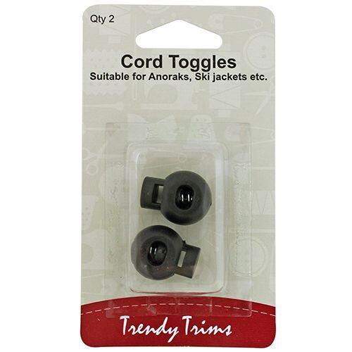 Trendy Trims Cord Toggles 2/Pkg | The Ribbon Rose