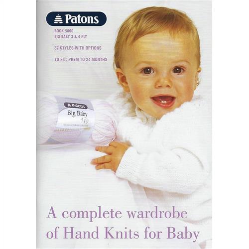 Patons Book 5000 - Knits for Baby - 37 Styles | The Ribbon Rose