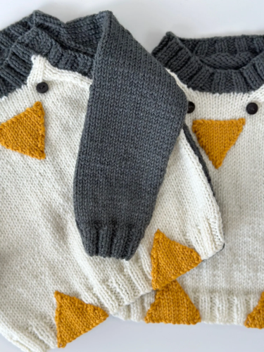 Touch Yarns Pattern 103 - Penguin Jumper | The Ribbon Rose