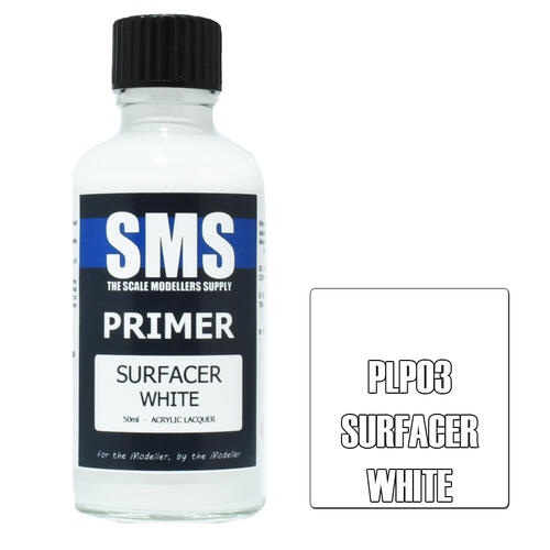 SMS Acrylic Lacquer Airbrush Paint - Primer Surfacer 50ml | The Ribbon Rose