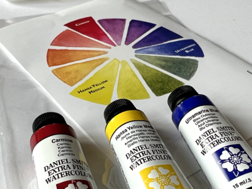 Daniel Smith Primary Mixing Set 15ml 3 Tubes & Case | The Ribbon Rose