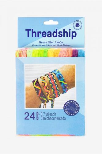 DMC Threadship - 6-Strand 24-Pack - Neon | The Ribbon Rose