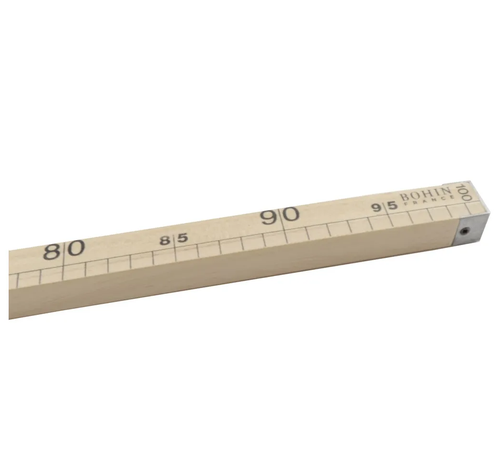 Bohin Professional 1m Wooden Ruler | The Ribbon Rose