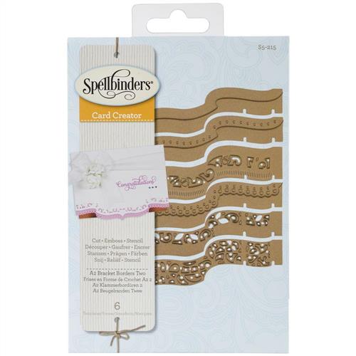 Spellbinders Card Creator - Bracket Borders Two | The Ribbon Rose