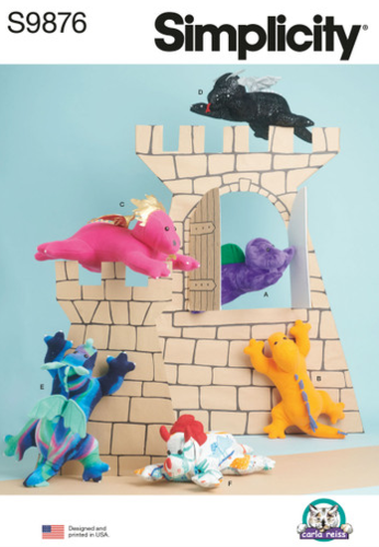 Simplicity Sewing Pattern Plush Dinosaurs and Dragons S9876 | The ...