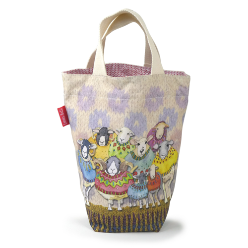 Emma Ball Sheep in Sweaters, Small Bucket Bag | The Ribbon Rose