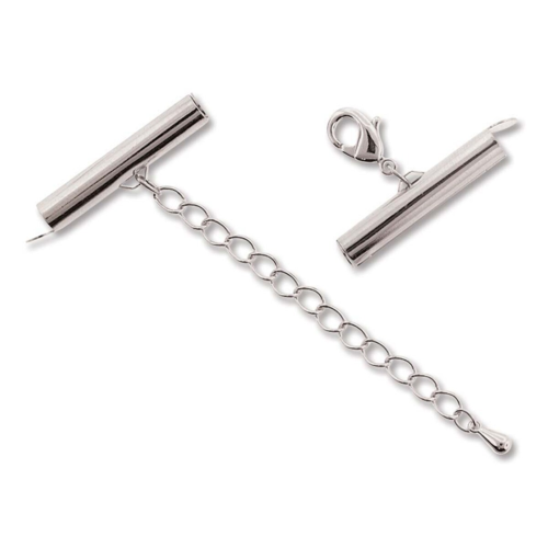 Beadsmith Sliver Slide Connector W/extension Clasp - 25x5mm (10 Pcs ...