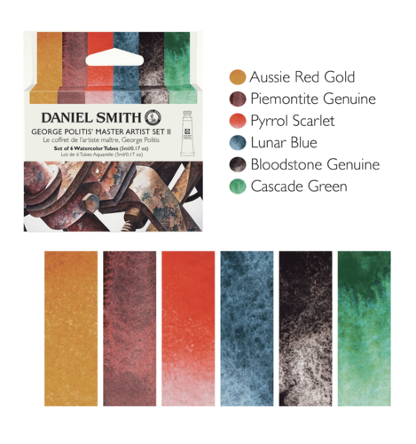 Daniel Smith George Politis Master Artist Set 2, 6x5ml Tubes | The ...