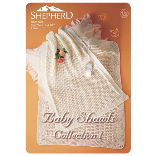 Shepherd Book 1003 - Baby Shawls Collection | The Ribbon Rose