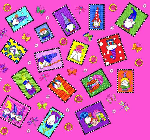 RJR Garden Gnomes /Sue Marsh Gnome Family Portraits - Pink | The Ribbon ...