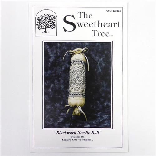 The Sweetheart Tree Chart & Charm Pack - Blackwork Needle Roll | The ...