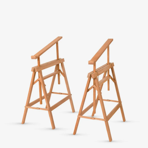 Jullian Legacy - Wooden Trestle Pair | The Ribbon Rose