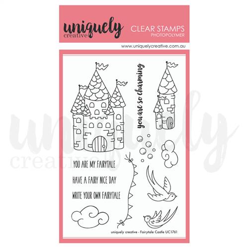 Uniquely Creative - Clear Stamps: Fairytale Castle Stamp | The Ribbon Rose