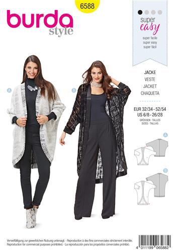Burda Style Pattern 6588 Jacket | The Ribbon Rose