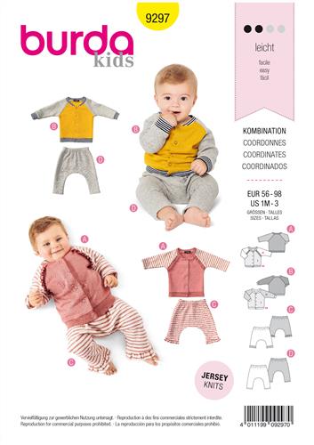 Burda Style Pattern 9297 Babies | The Ribbon Rose
