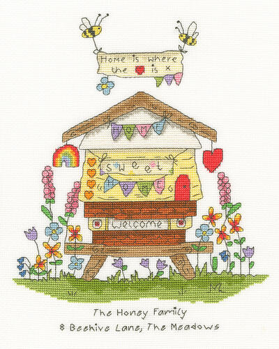 Bothy Threads Bee Home - Cross Stitch Kit | The Ribbon Rose